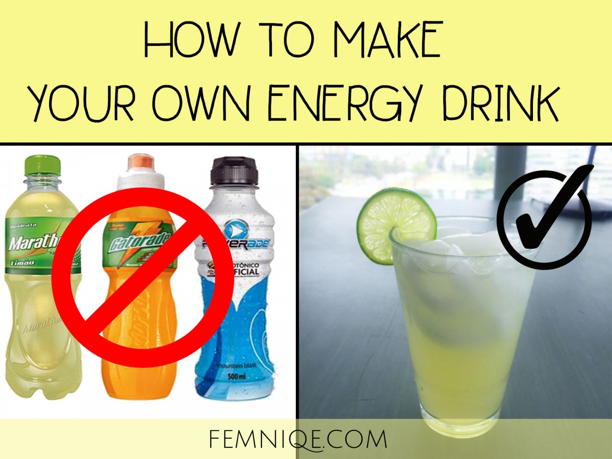 How To Make Your Own Energy Drink (10 Easy Recipes) - Femniqe