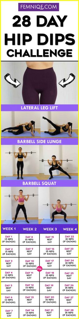 How To Reduce Hip Dips (28 Day Action Plan) - Femniqe