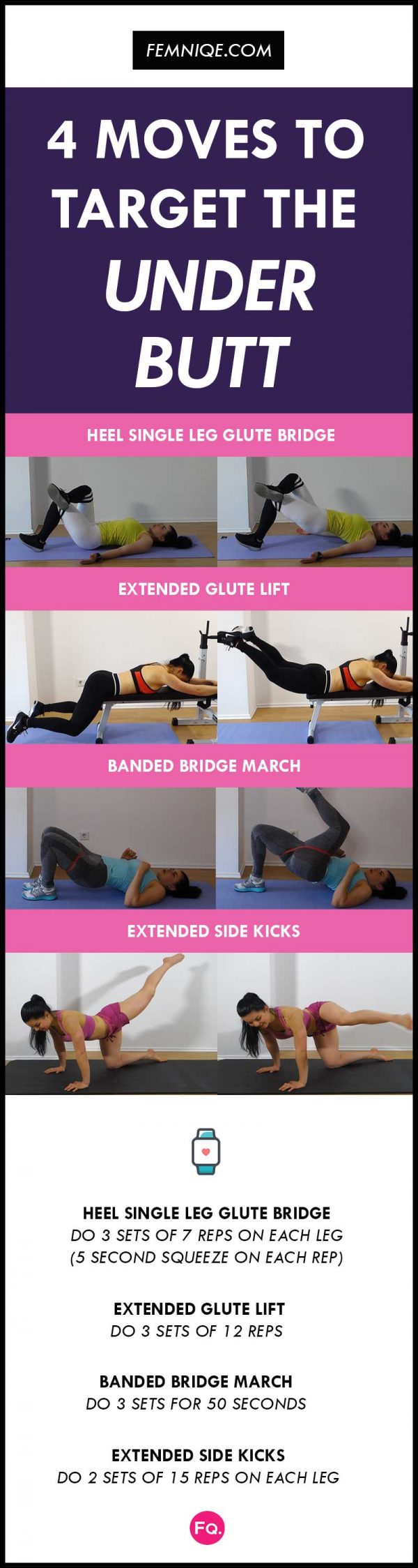 4 Best Underbutt Isolation Exercises (Target Lower Glutes) - Femniqe